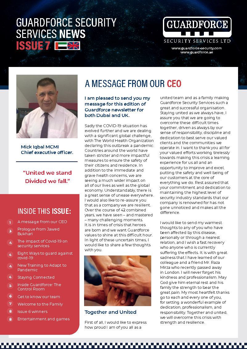 Newsletters - Guardforce Global