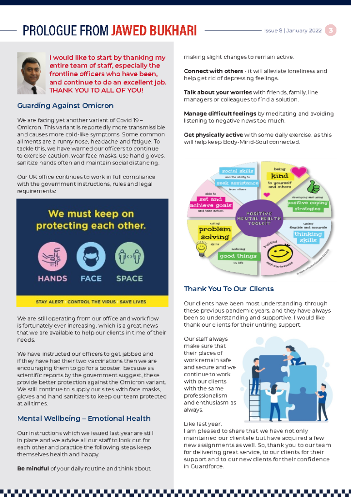 January Newsletter 2022 - Guardforce Global